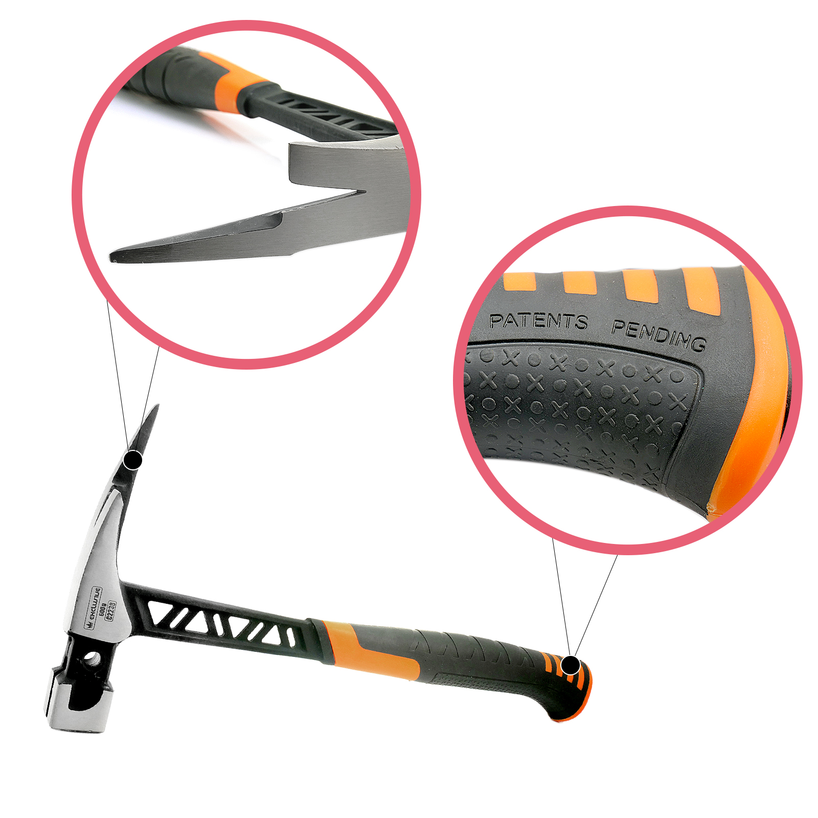 Professzionális fém nyelű asztalos kalapács - Artool.hu